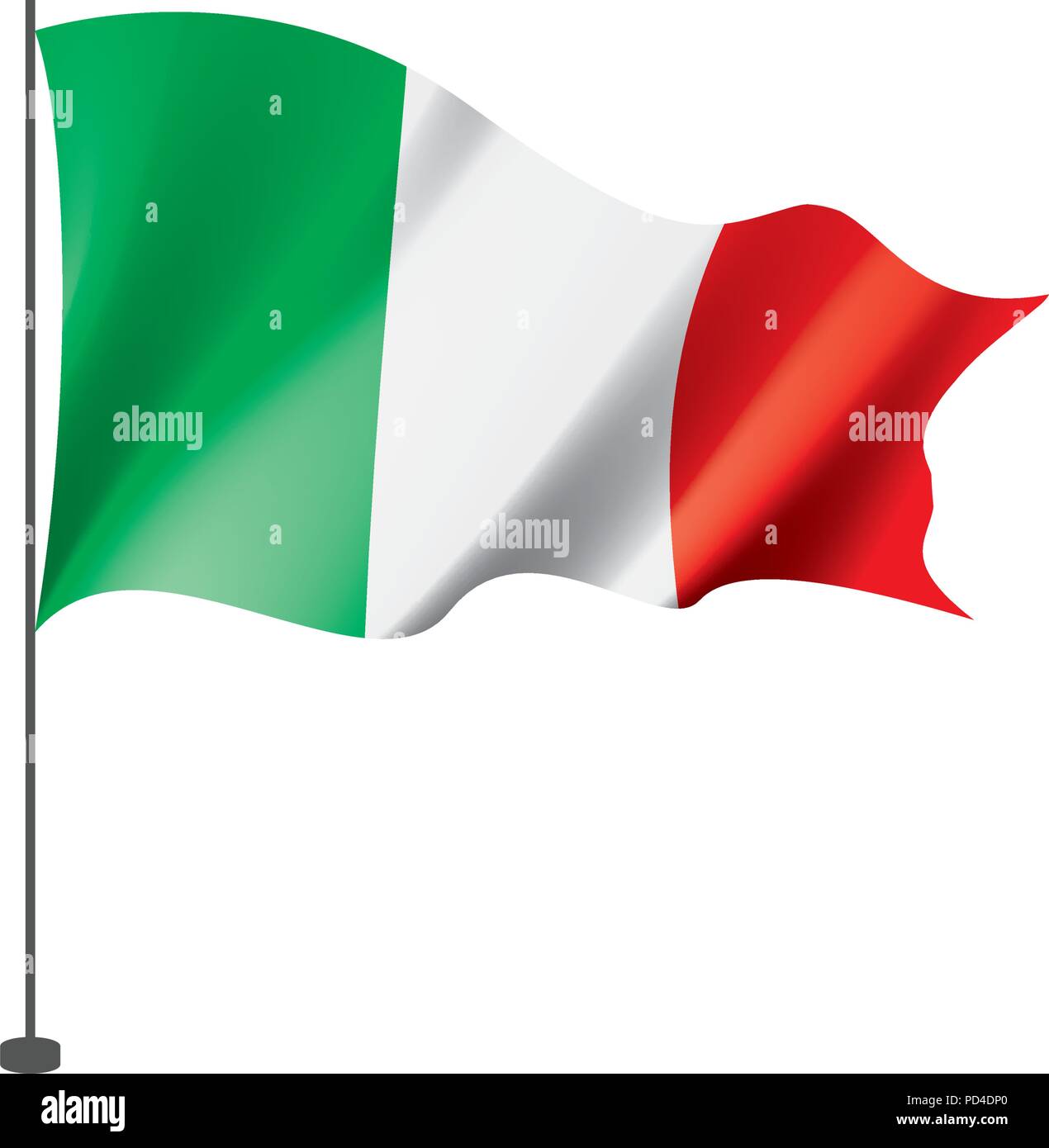 Italy flag, vector illustration Stock Vector Image & Art - Alamy