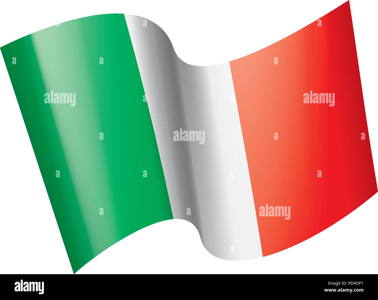Italy flag, vector illustration Stock Vector Image & Art - Alamy