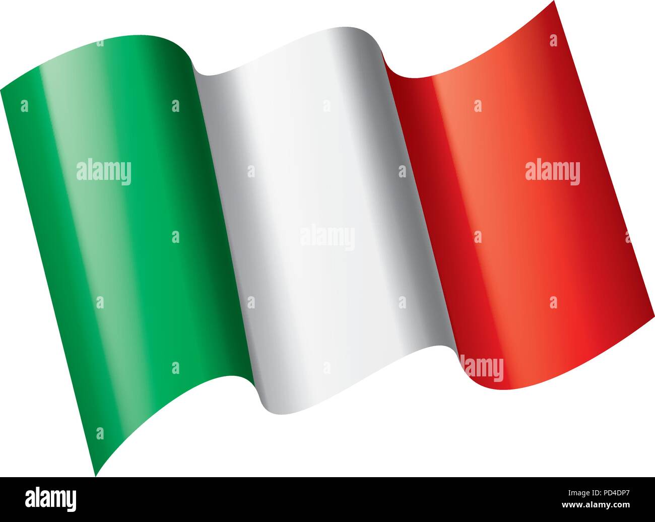 Italy flag, vector illustration Stock Vector Image & Art - Alamy