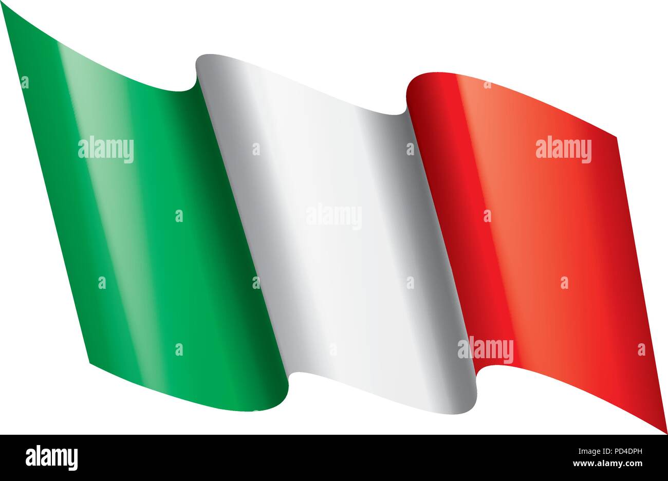 Italy flag, vector illustration Stock Vector Image & Art - Alamy