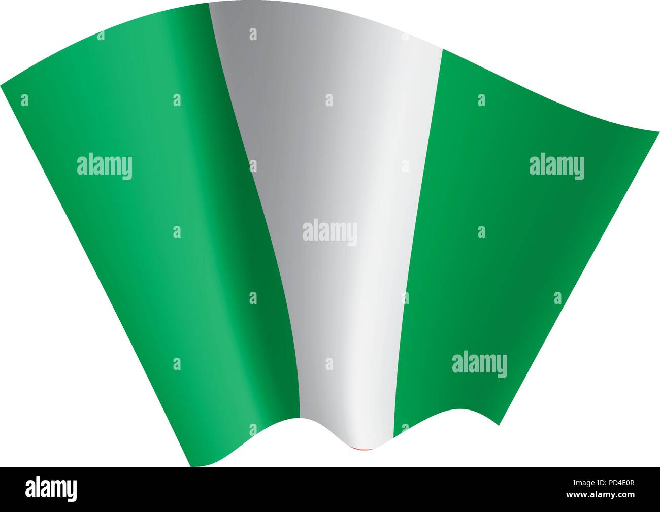 Nigeria flag, vector illustration Stock Vector Image & Art - Alamy