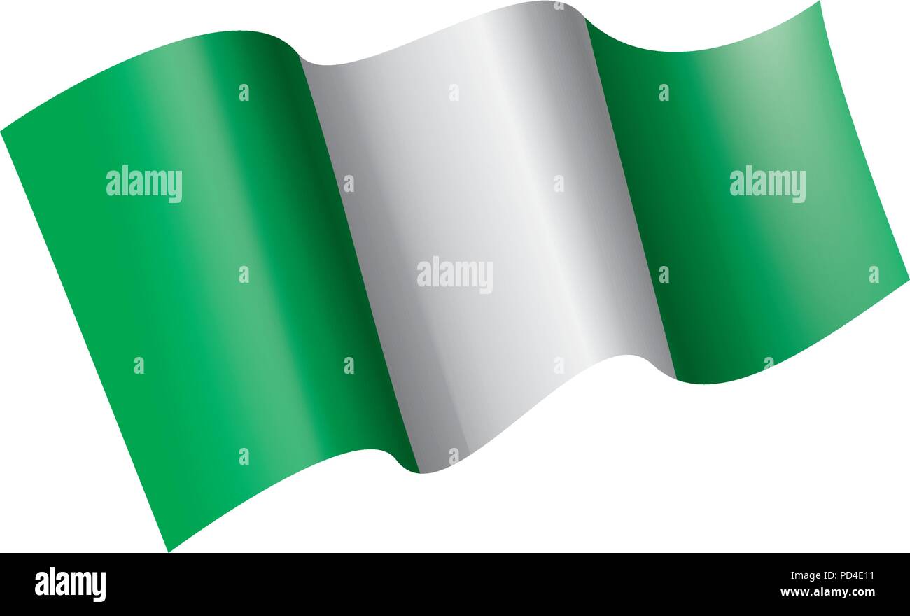 Nigeria flag, vector illustration Stock Vector Image & Art - Alamy