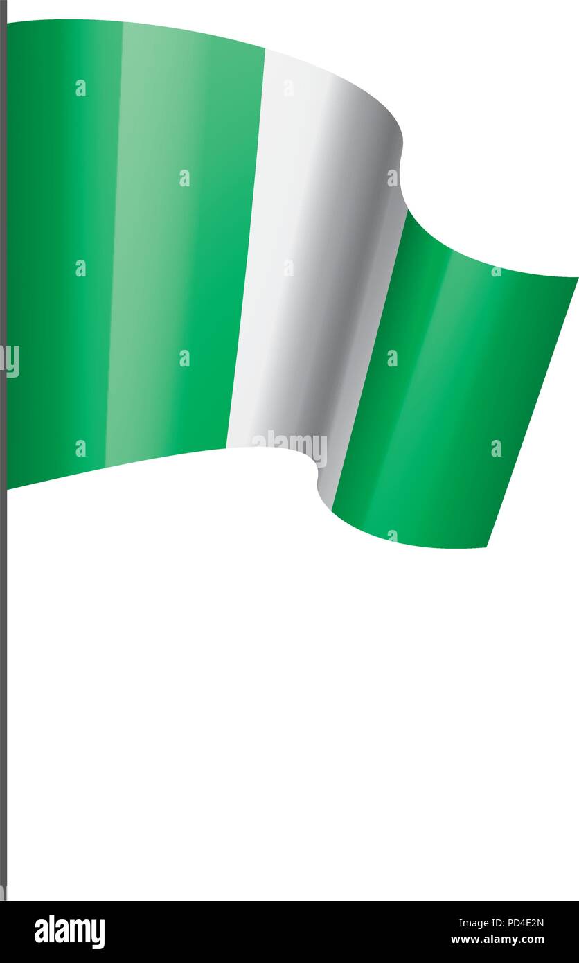 Nigeria flag, vector illustration Stock Vector Image & Art - Alamy