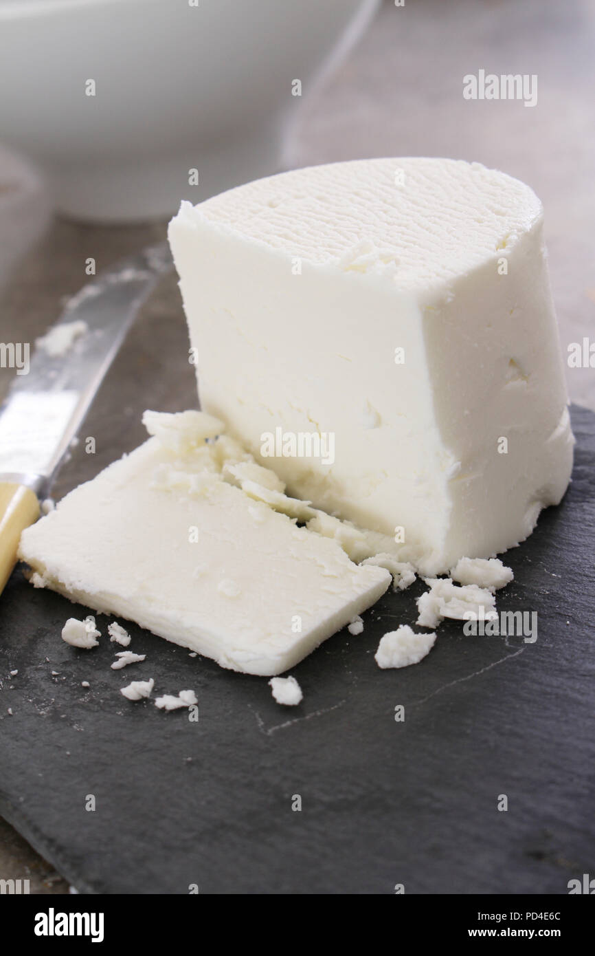 fresh goats cheese Stock Photo - Alamy