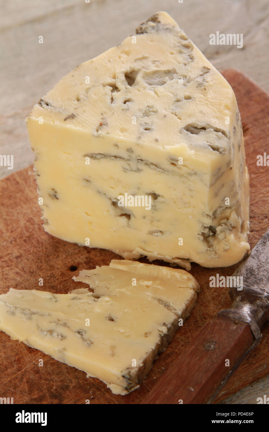 English blue cheese Stock Photo - Alamy