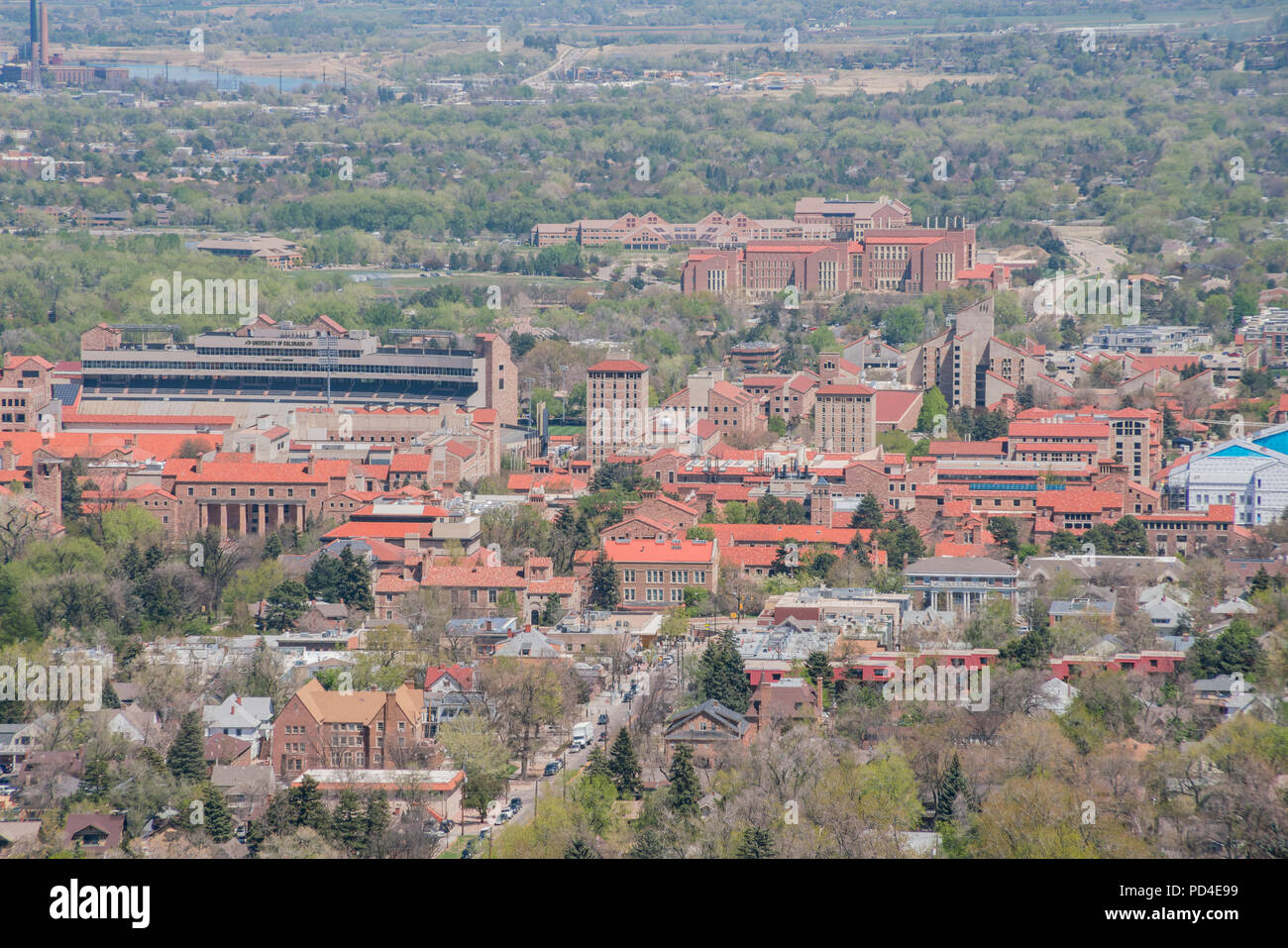 Boulder colorado usa aerial hi-res stock photography and images - Alamy
