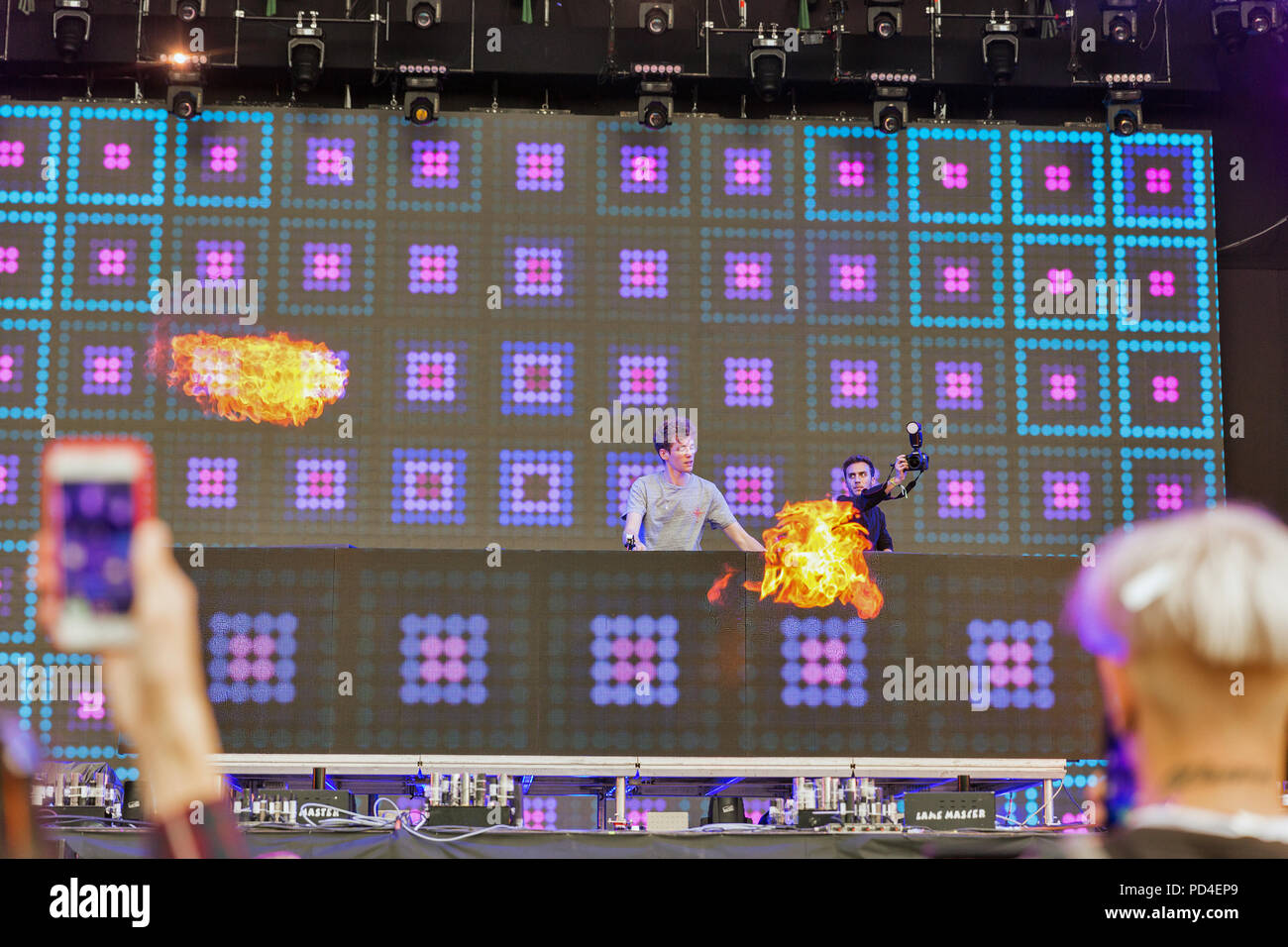 KIEV, UKRAINE - JULY 04, 2018: Felix De Laet, known by his stage name ...