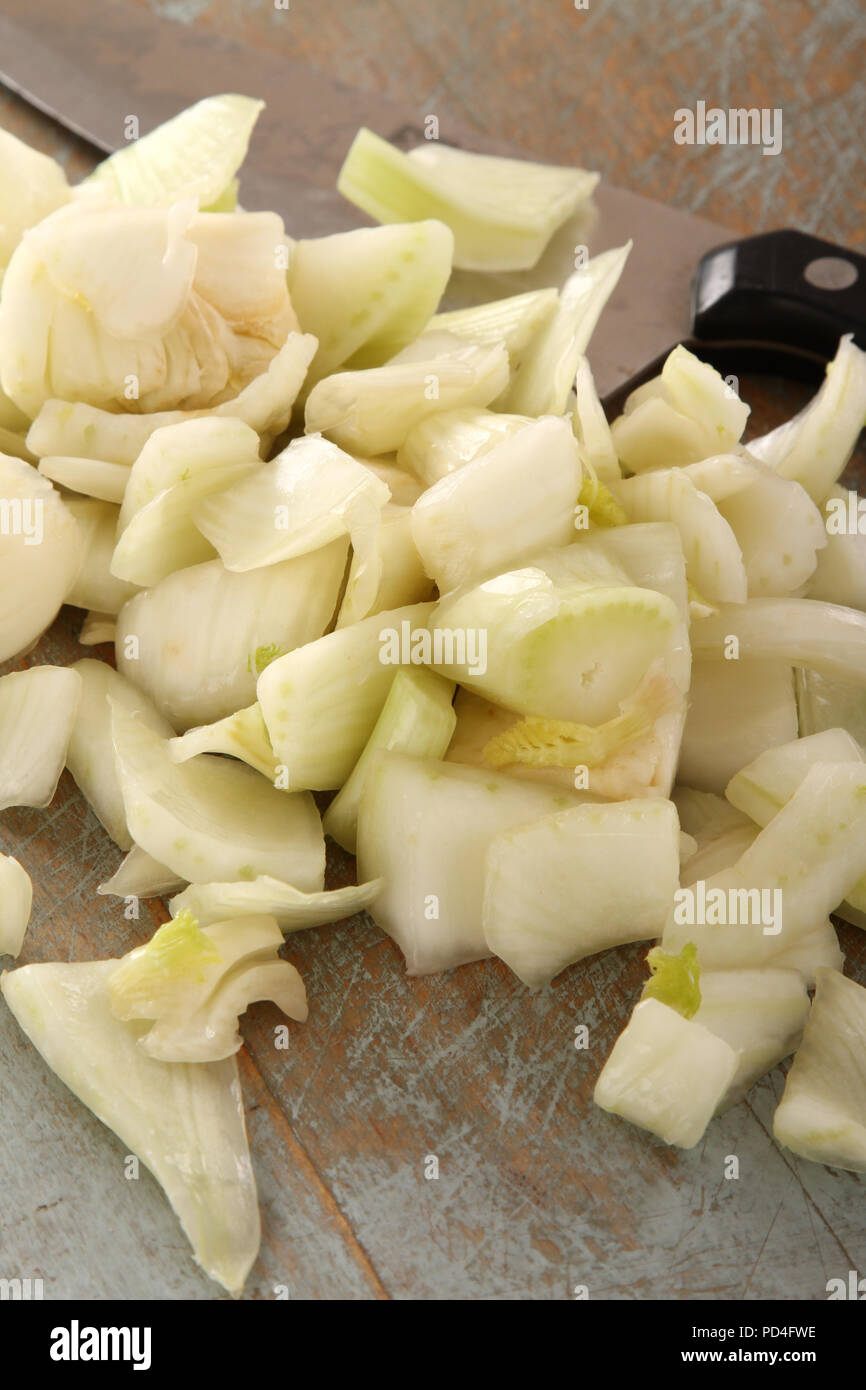 Diced fennel hi-res stock photography and images - Alamy