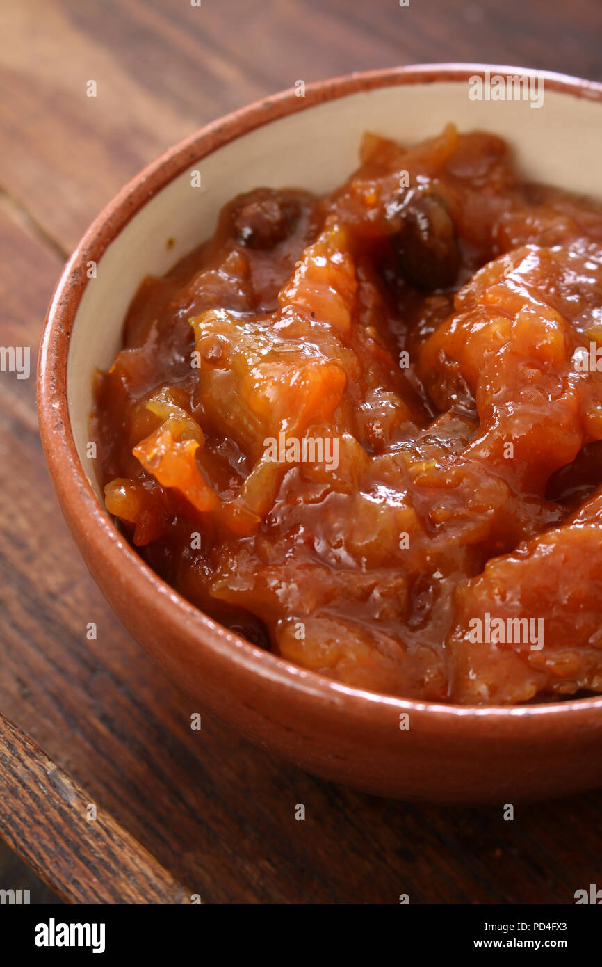 butternut squash chutney Stock Photo - Alamy