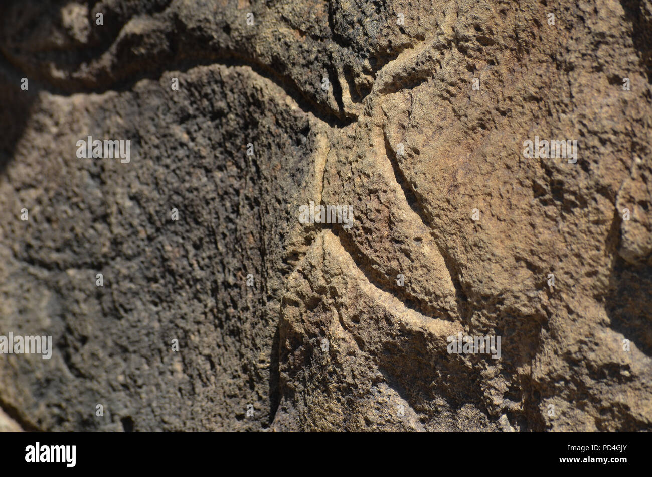 Ancient petroglyphs in Gobustan (Qobustan), Azerbaijan Stock Photo - Alamy