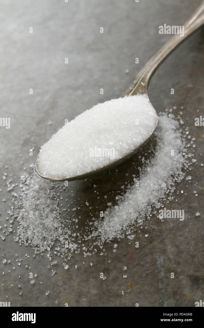 granulated refined white sugar Stock Photo - Alamy