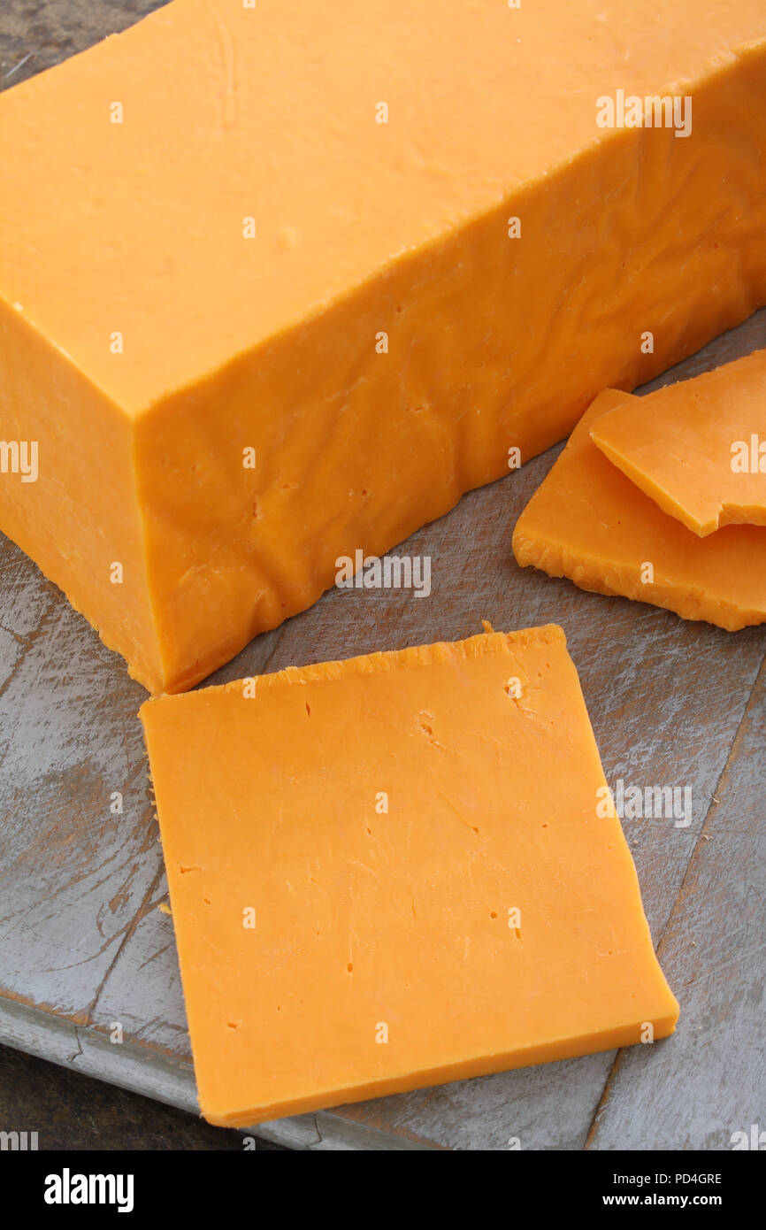 sliced cheese portions Stock Photo - Alamy