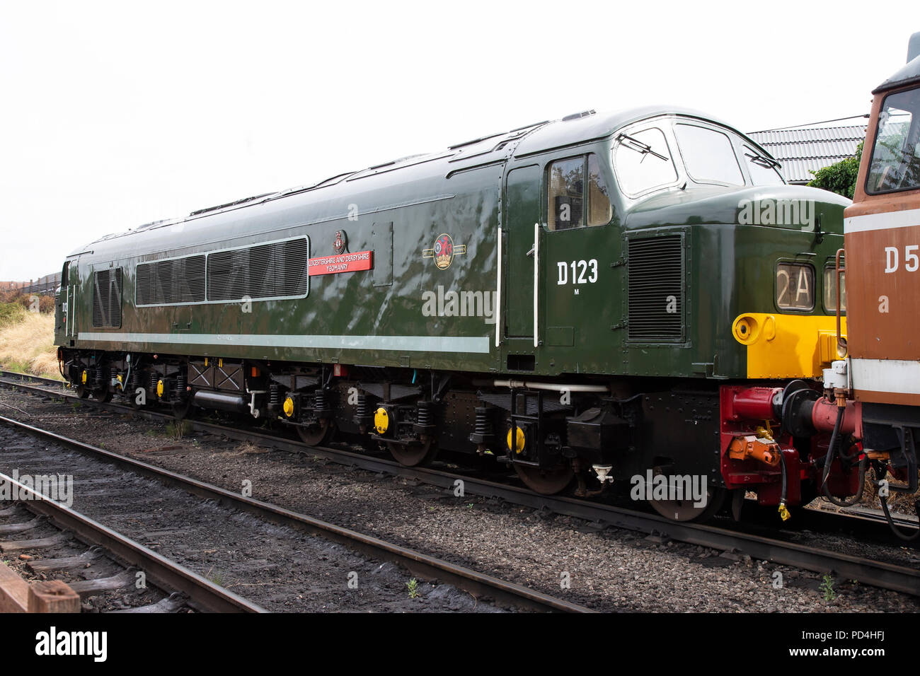 Diesel locomotive Class 45 D123 “Leicestershire and Derbyshire Yeomanry ...