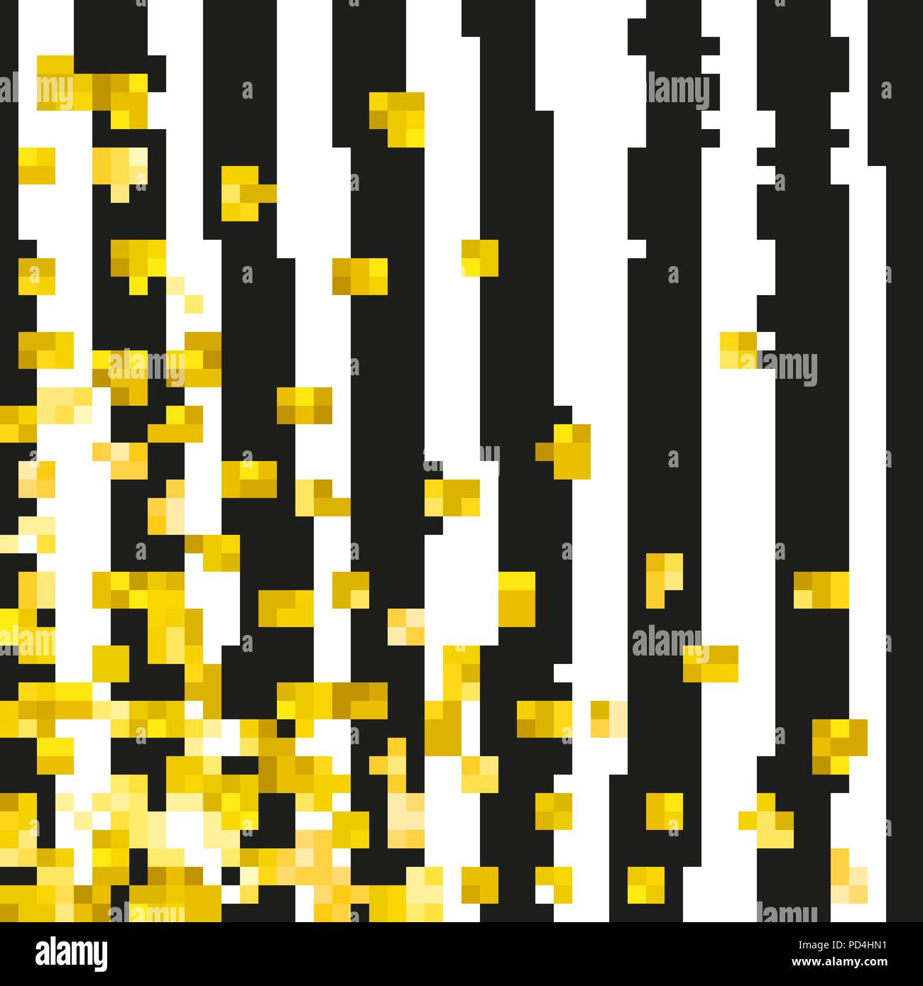 Gold glitter confetti with dots Stock Vector Image & Art - Alamy