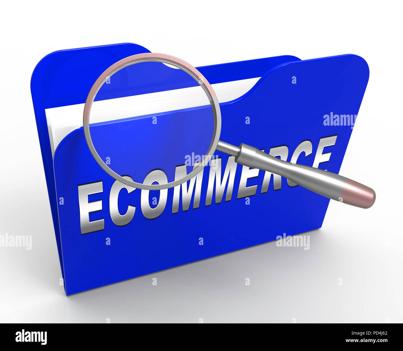 Ecommerce Platform Virtual Marketplace Portal 3d Rendering Shows Using ...