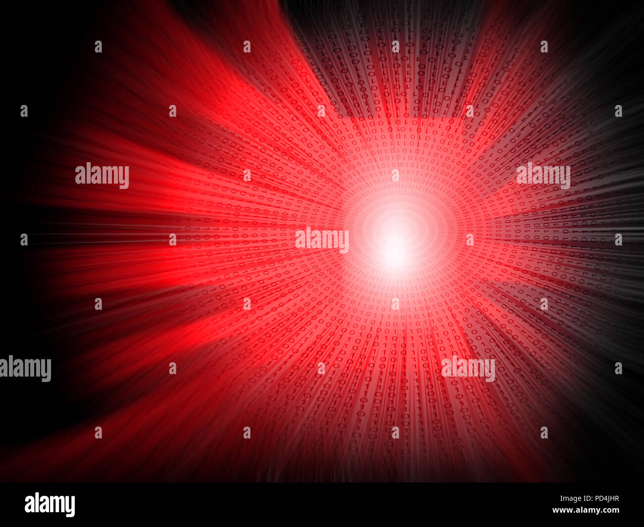 Cybersecurity Concept Digital Cyber Security 2d Illustration Shows ...