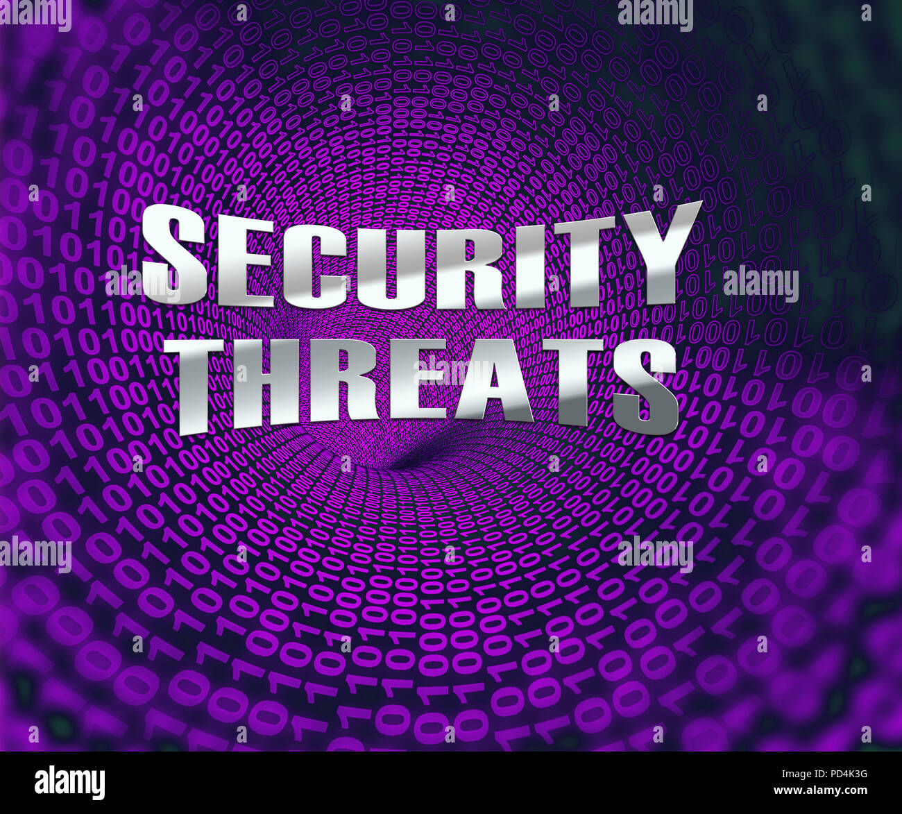 Cybersecurity Threats Cyber Crime Risk 3d Rendering Shows Criminal Data ...
