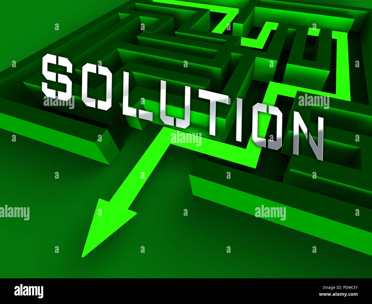 Cyber Security Solutions Threat Solved 3d Rendering Shows Success And ...