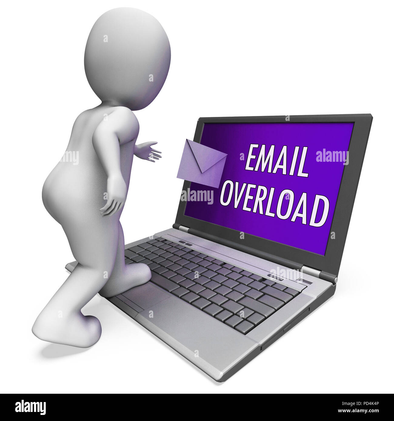 Digital message overload hi-res stock photography and images - Alamy