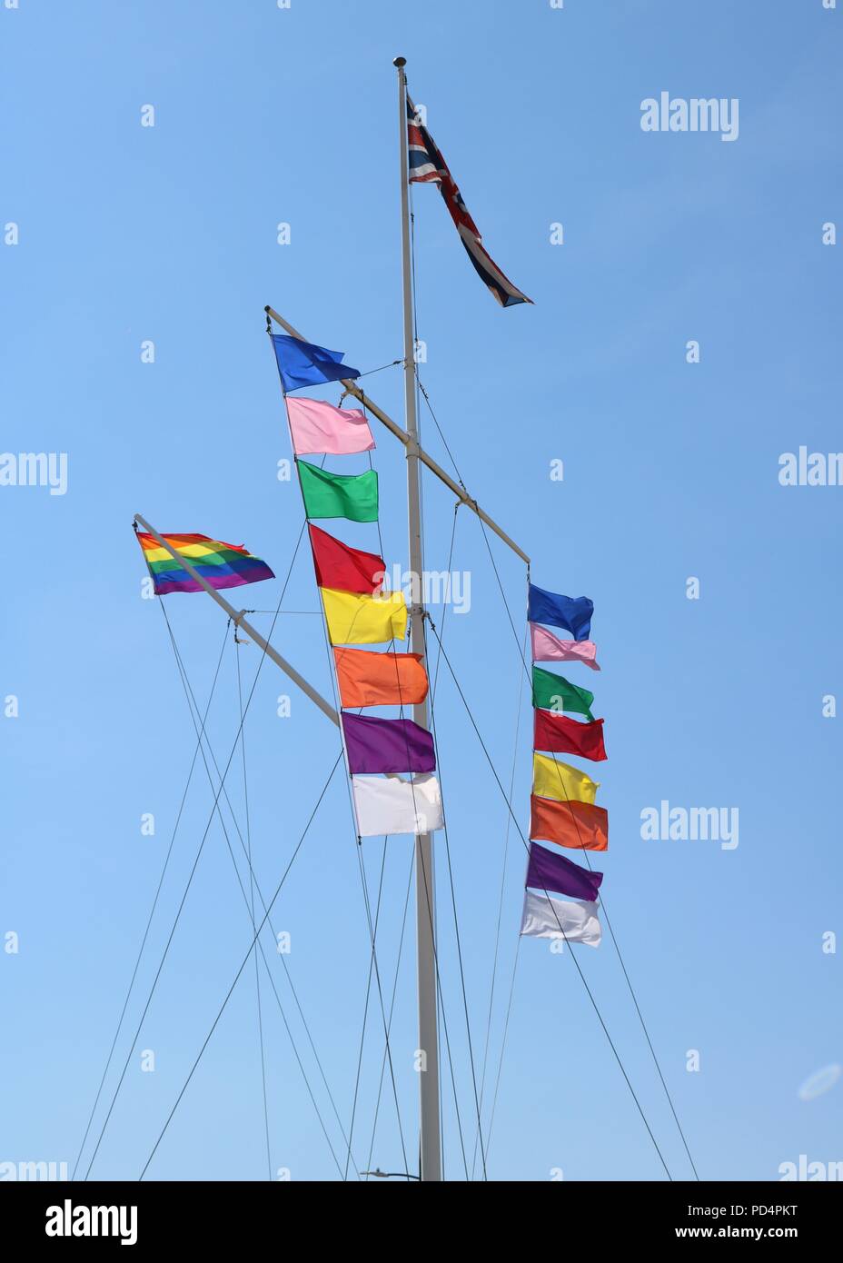 Green white orange flags hi-res stock photography and images - Alamy