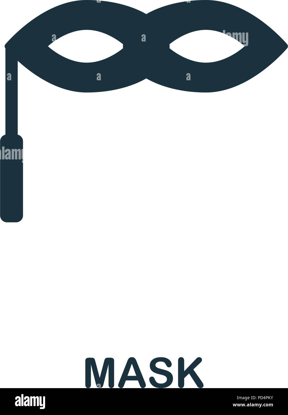 Mask creative icon. Simple element illustration. Mask concept symbol ...