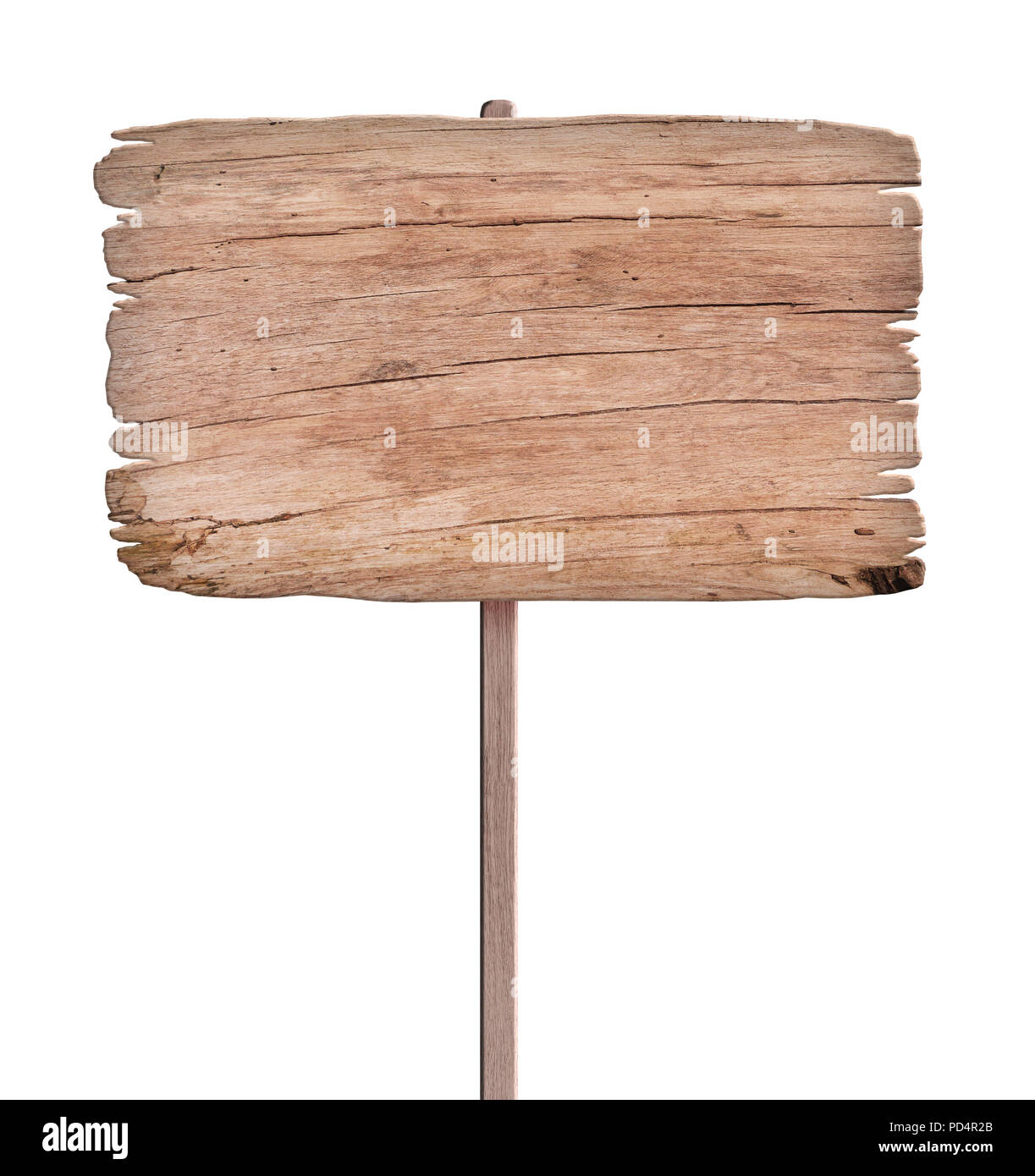 nature wood sign isolated on white background 5 Stock Photo - Alamy