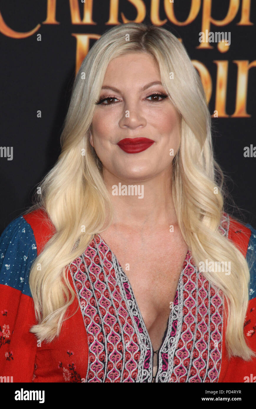 Tori Spelling 07/30/2018 The World Premiere of "Christopher Robin" held ...