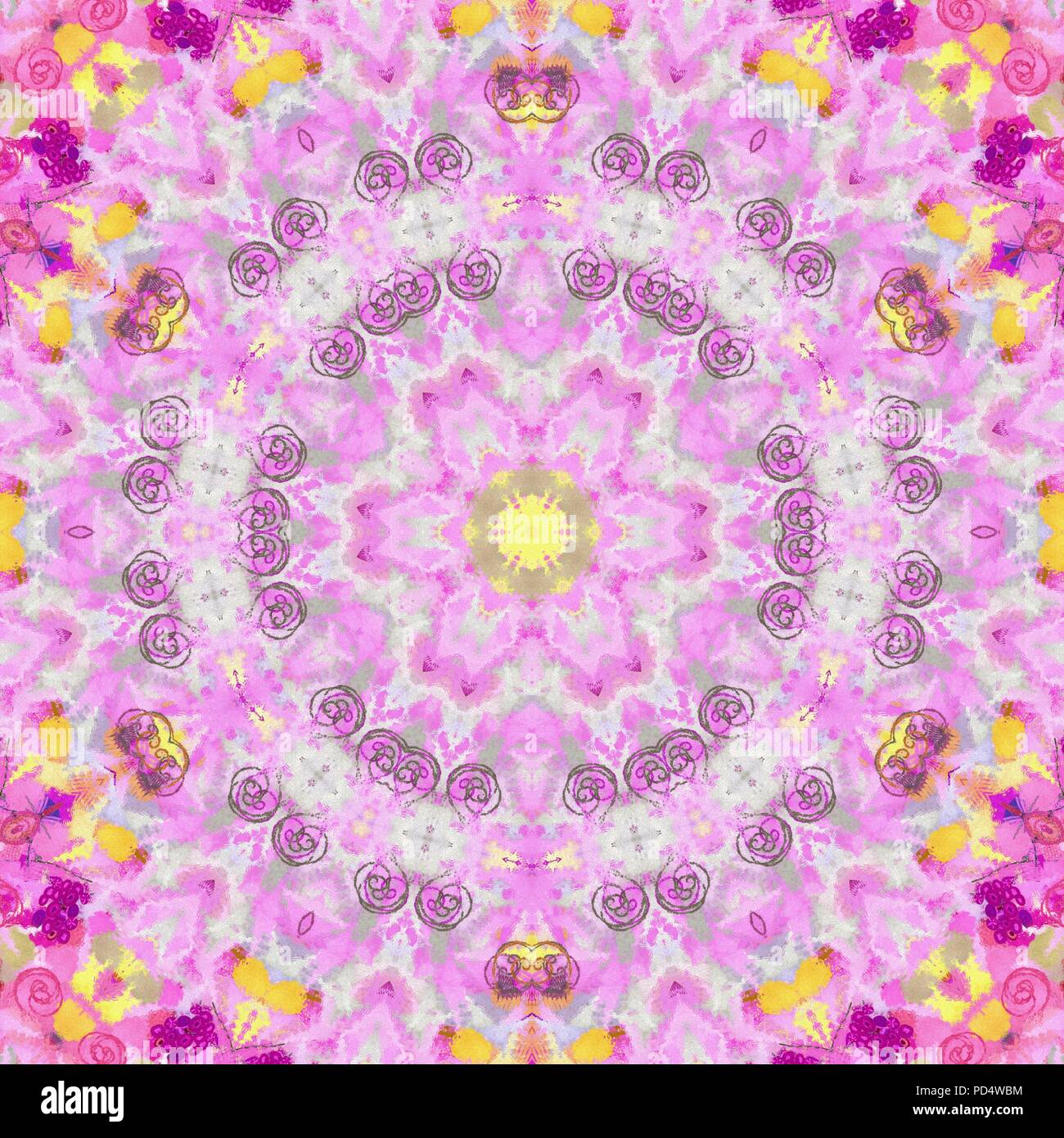 Fractal background. Abstract design pattern. Multicolored mixed ...