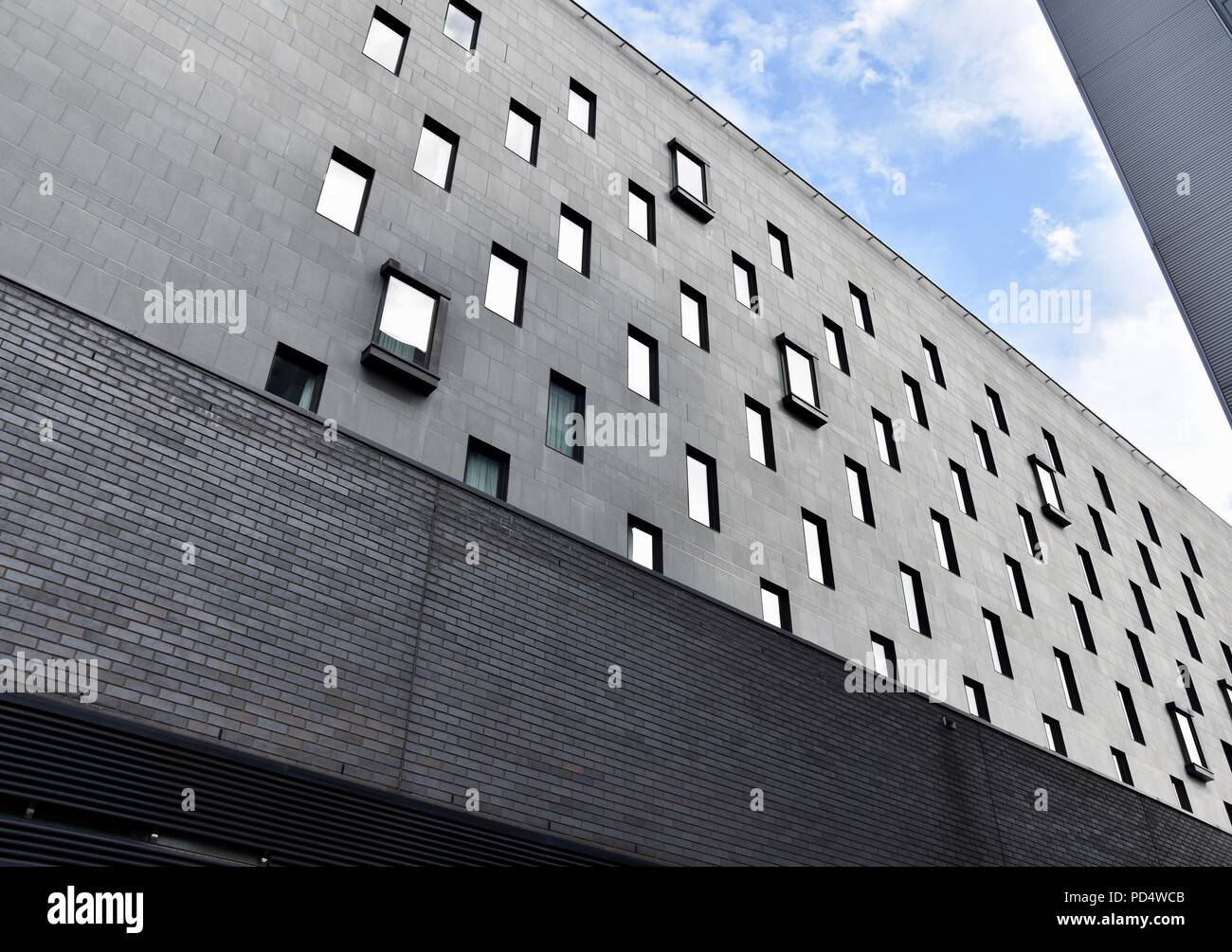 Modern buildings in Manchester England Stock Photo - Alamy