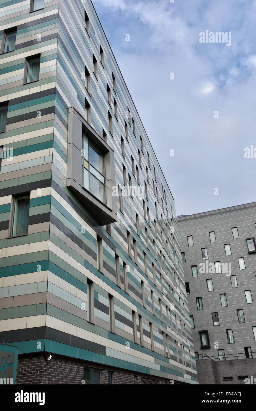 Modern buildings in Manchester England Stock Photo - Alamy