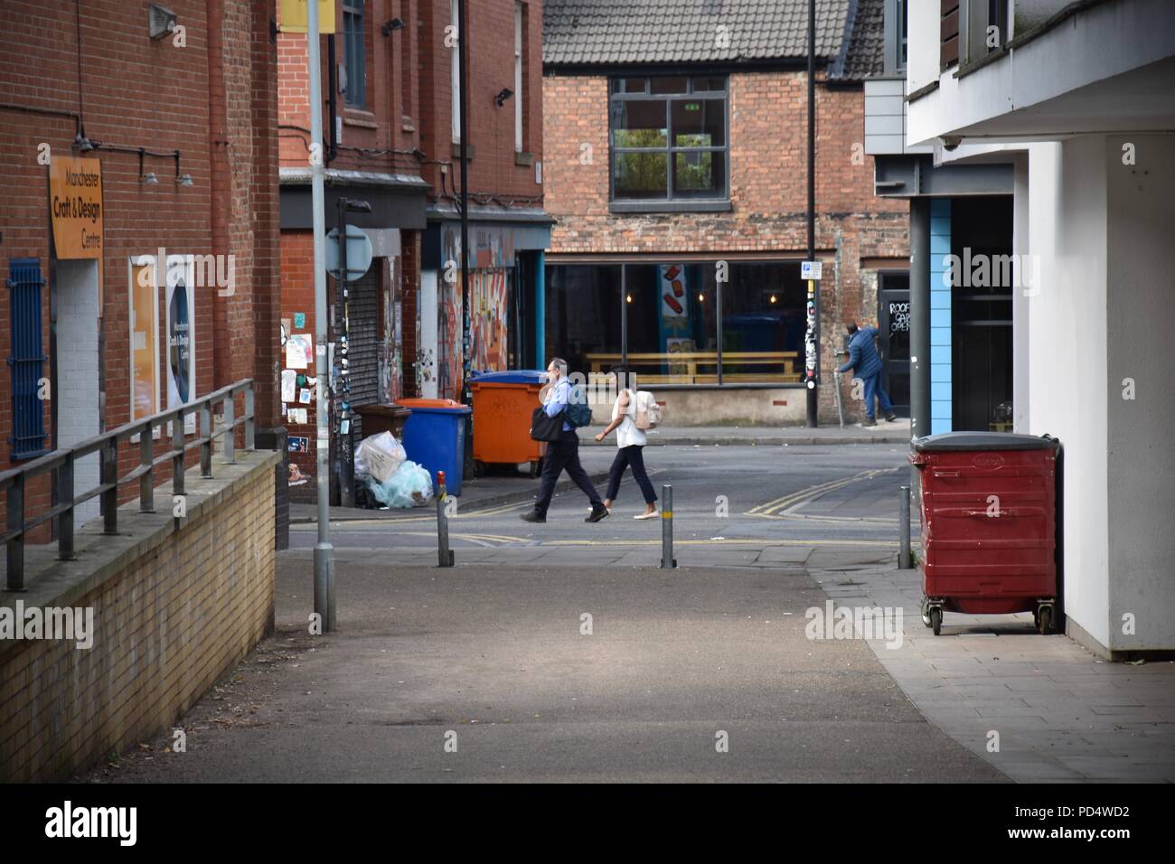 Manchester City centre, street photography, everyday life Stock Photo ...
