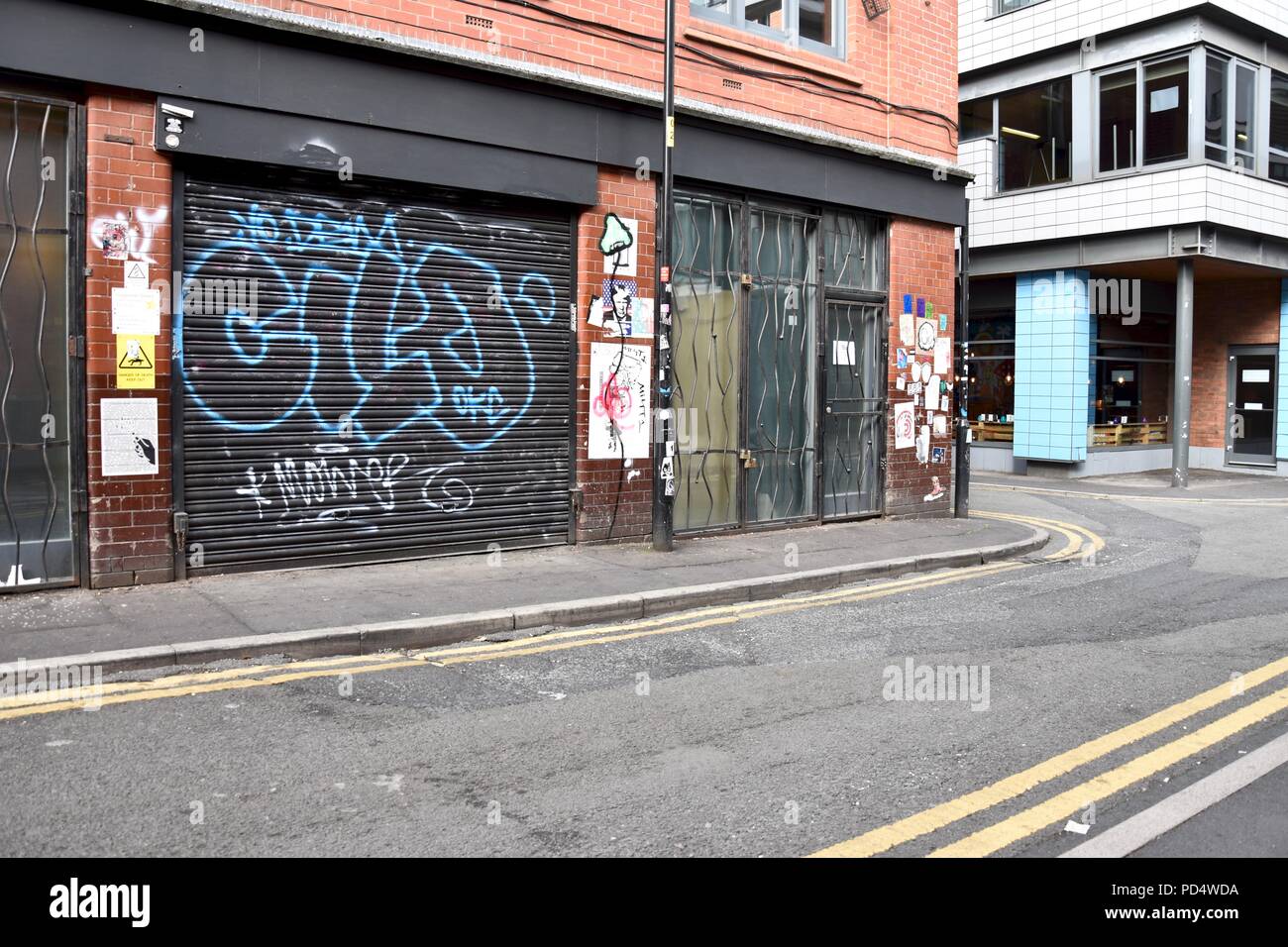 Manchester City centre, street photography, everyday life Stock Photo ...