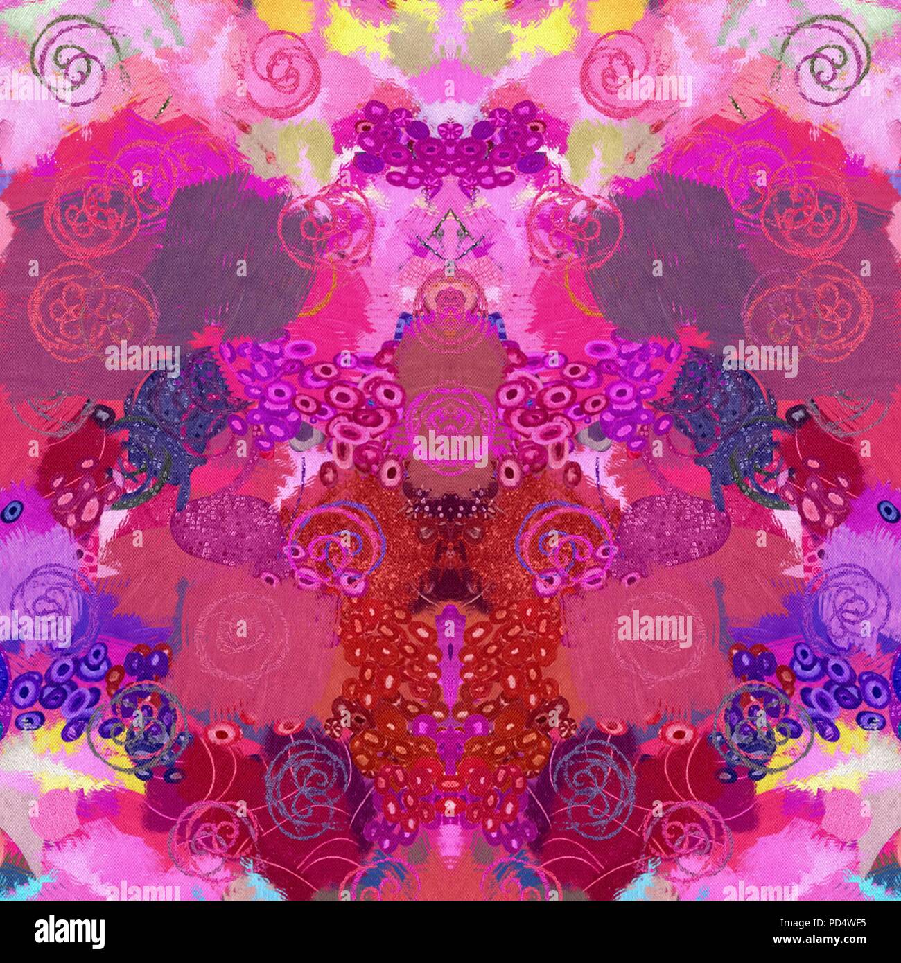 Fractal background. Abstract design pattern. Multicolored mixed ...