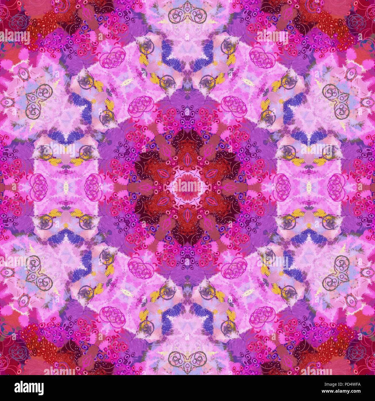 Fractal background. Abstract design pattern. Multicolored mixed ...