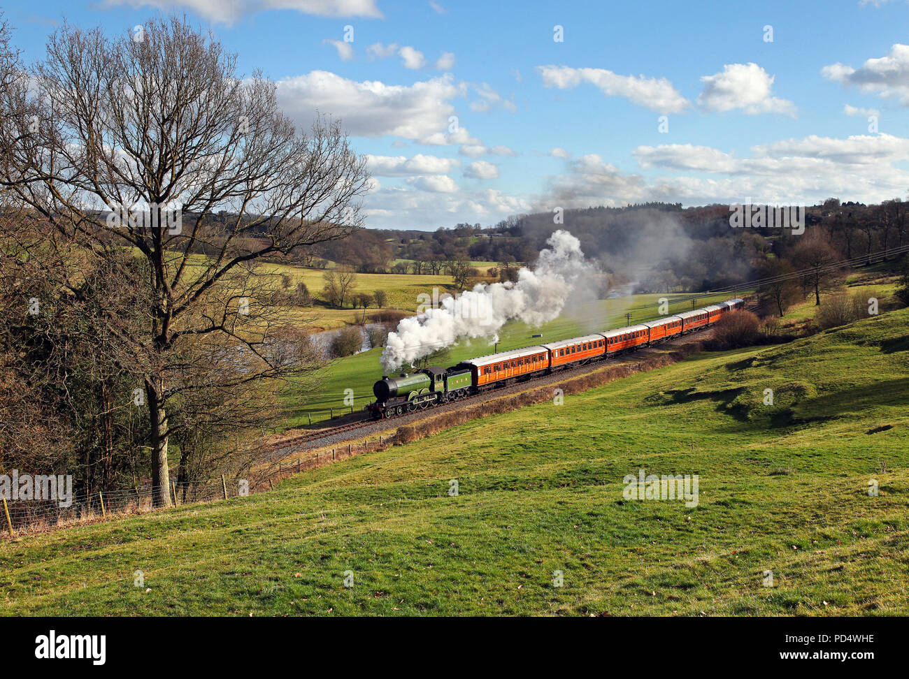Severn valley railway preserved steam locomotive hi-res stock ...