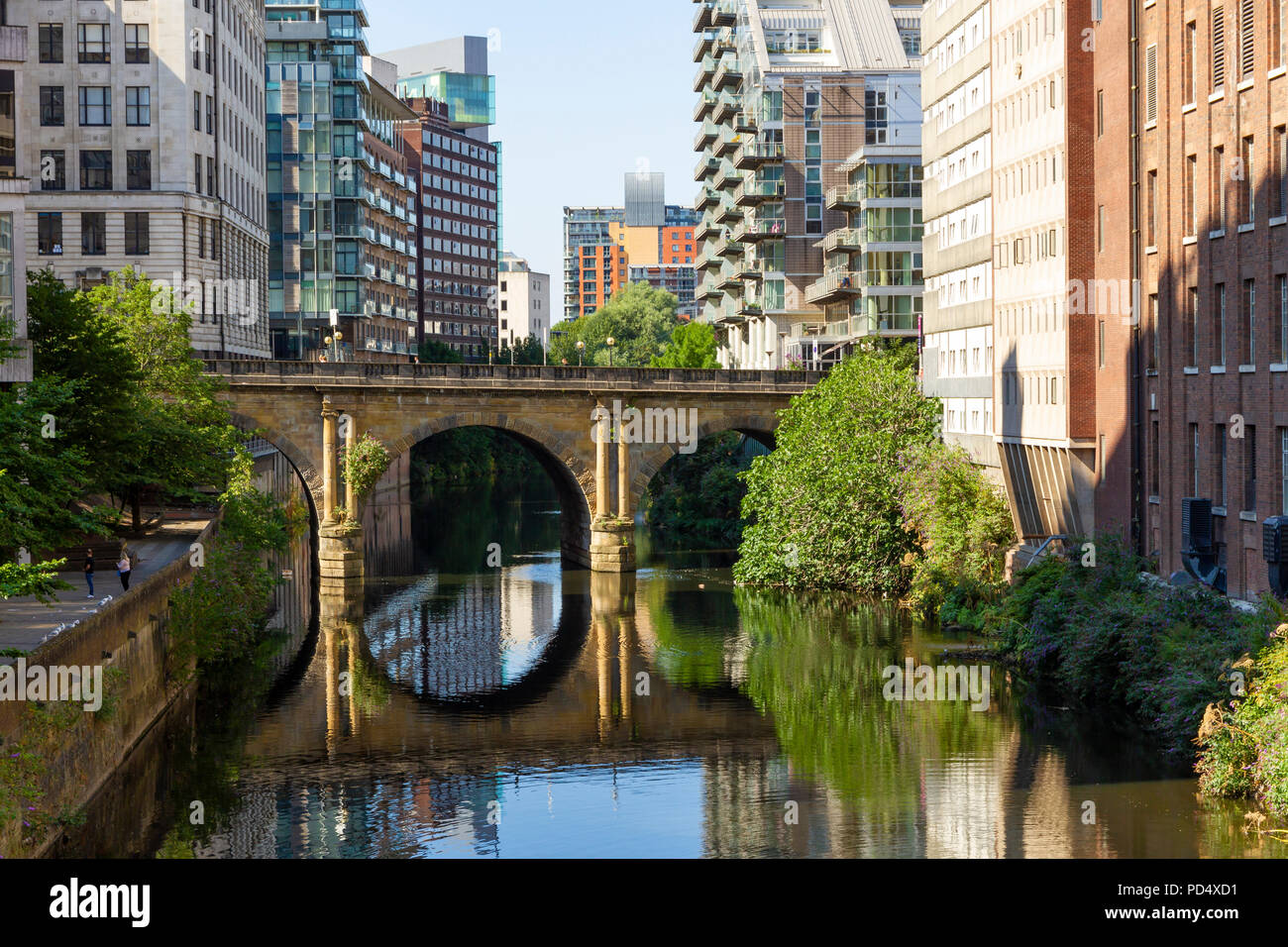 River Irwell in Manchester City Centre Stock Photo - Alamy