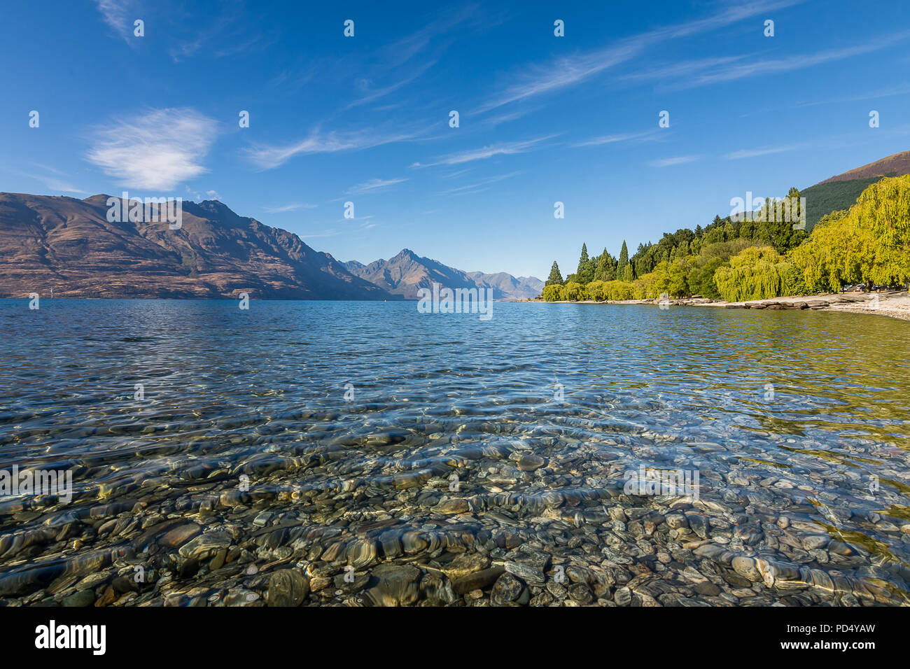 Queenstown Gardens, Queenstown Stock Photo - Alamy