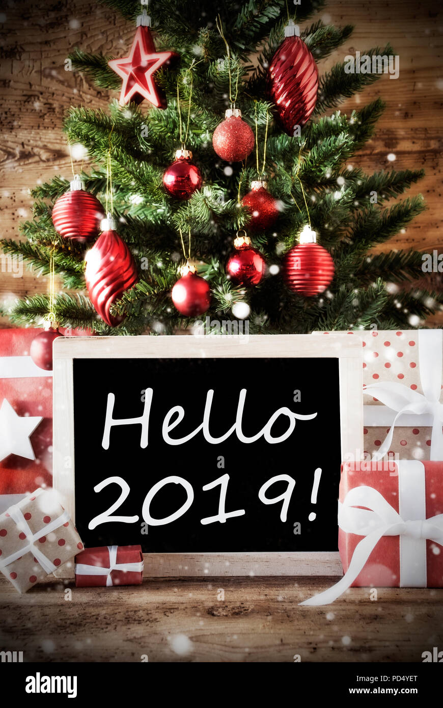 White christmas word hello hi-res stock photography and images - Alamy