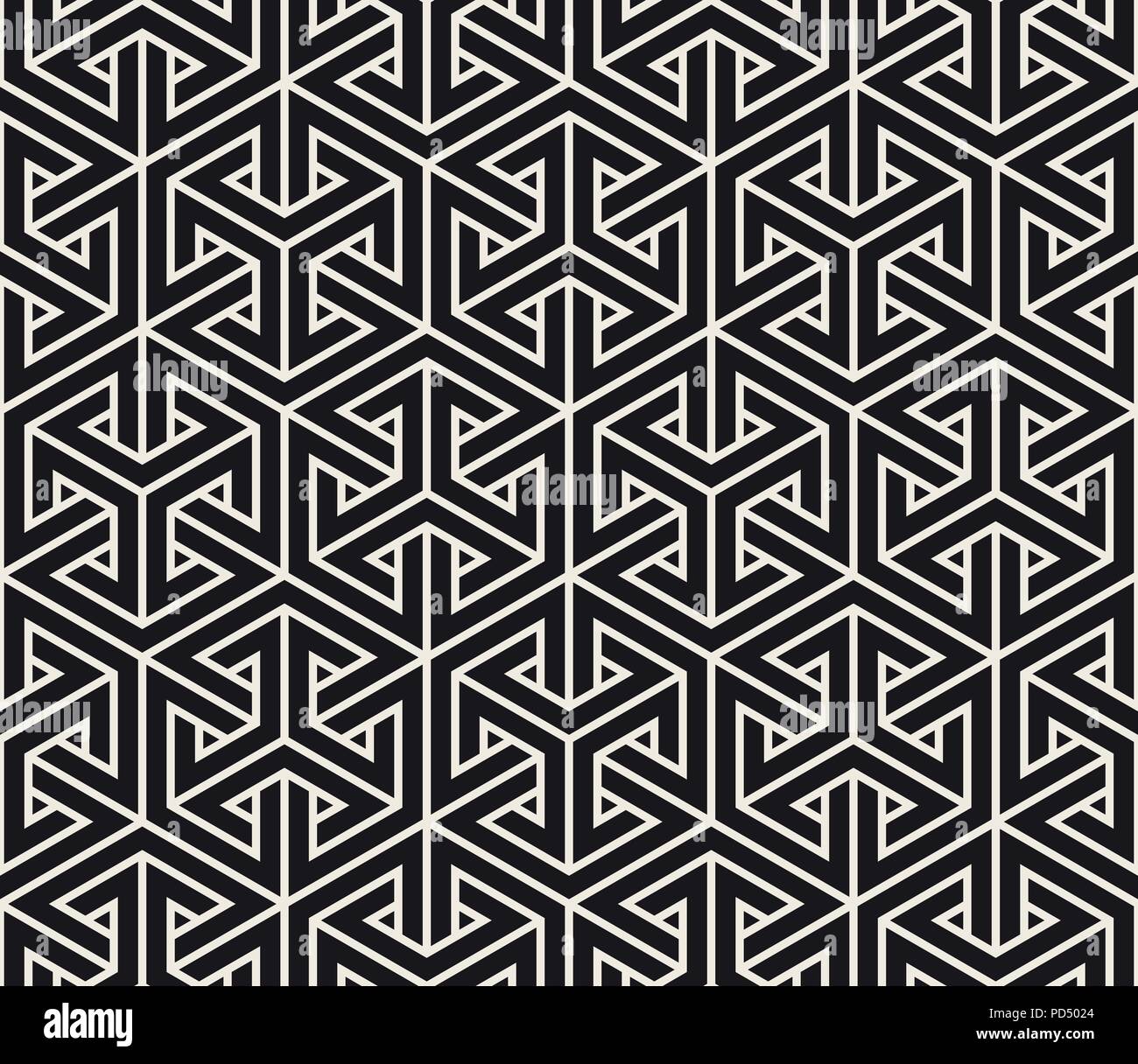 Vector seamless pattern. Modern stylish abstract texture. Repeating ...
