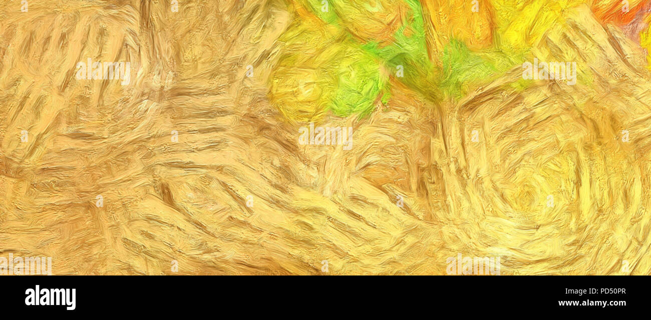 Abstract art background. Oil on canvas. Warm colors. Soft brushstrokes ...