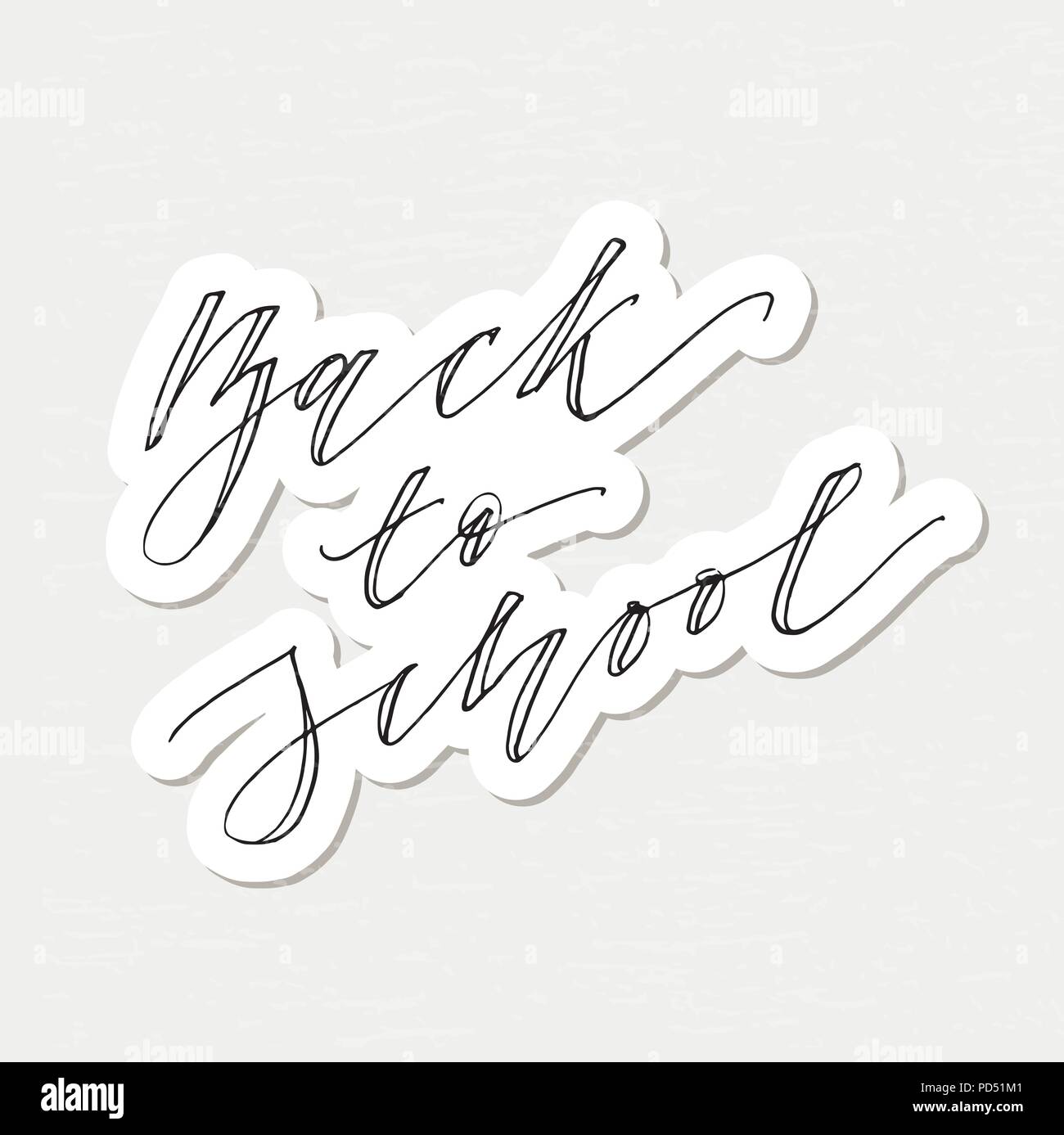 Backtoschool vector vectors hi-res stock photography and images - Alamy