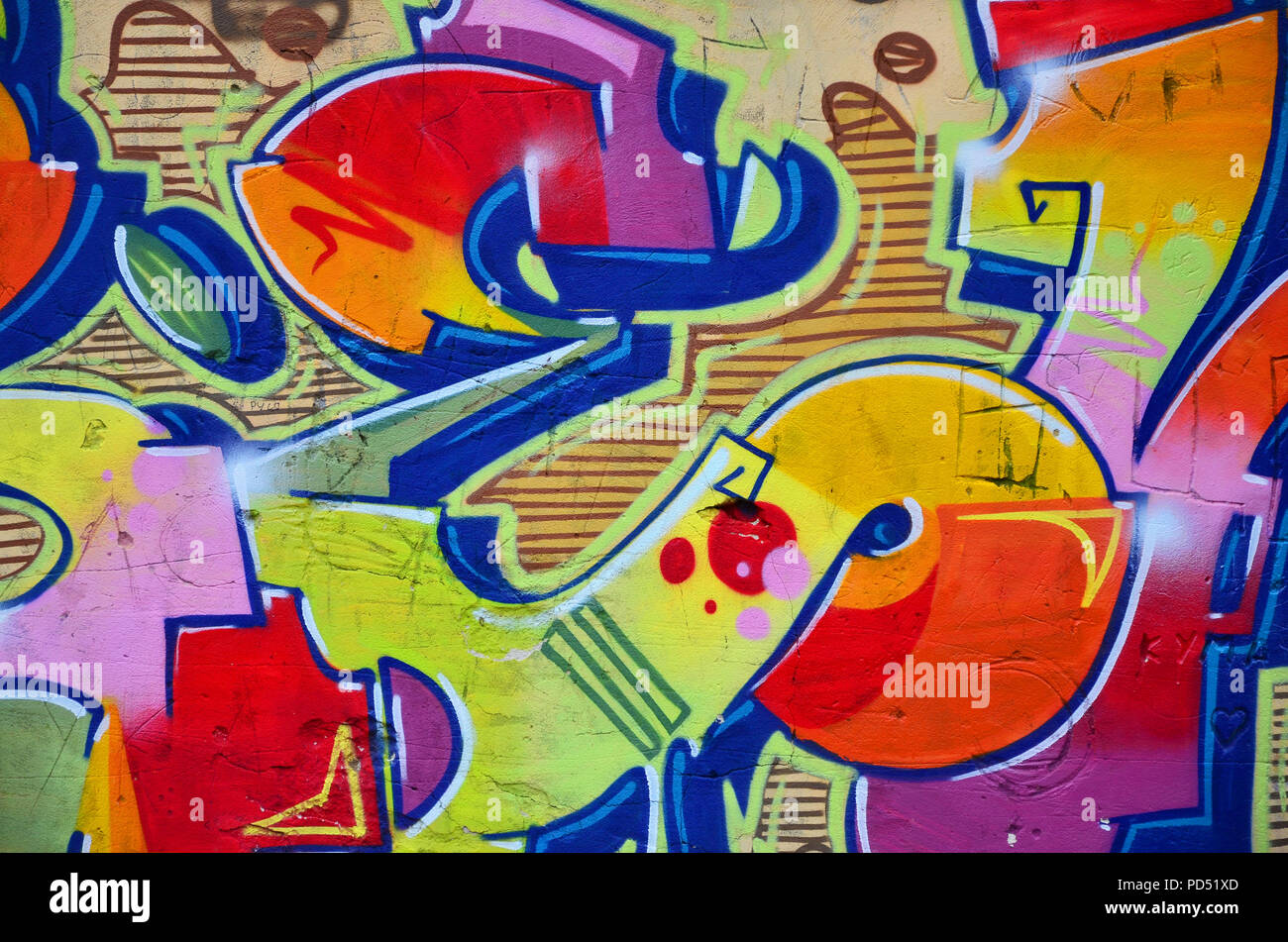 Graffiti background texture Stock Photo - Alamy