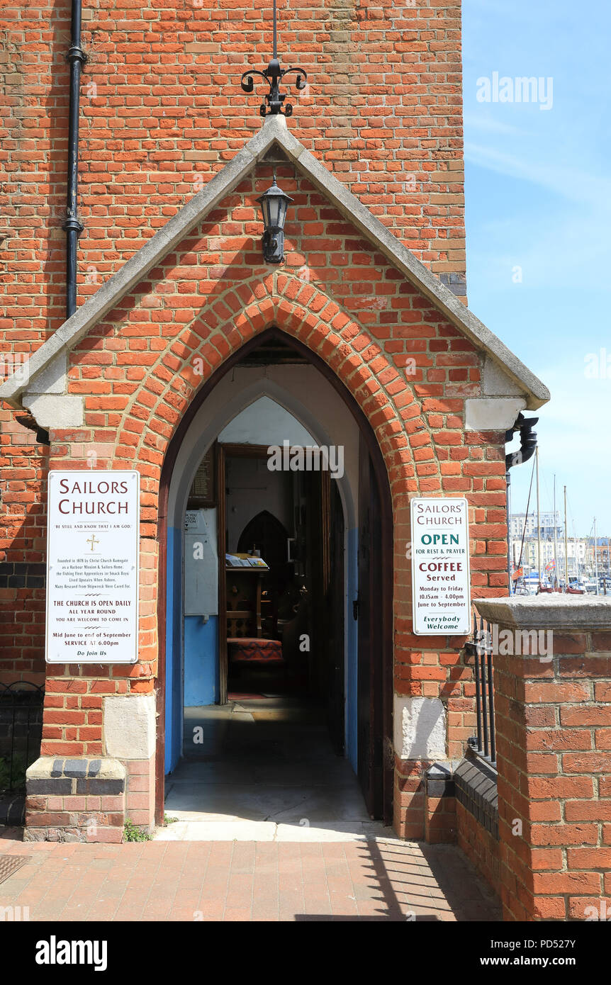 The Sailors' Church, built in 1878, for fishermen, on Ramsgate's ...
