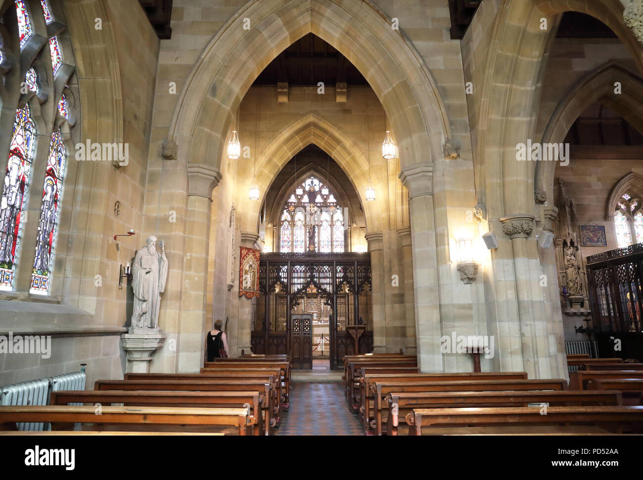 Interior of Pugin's historic St Augustine's Church and Shrine in ...