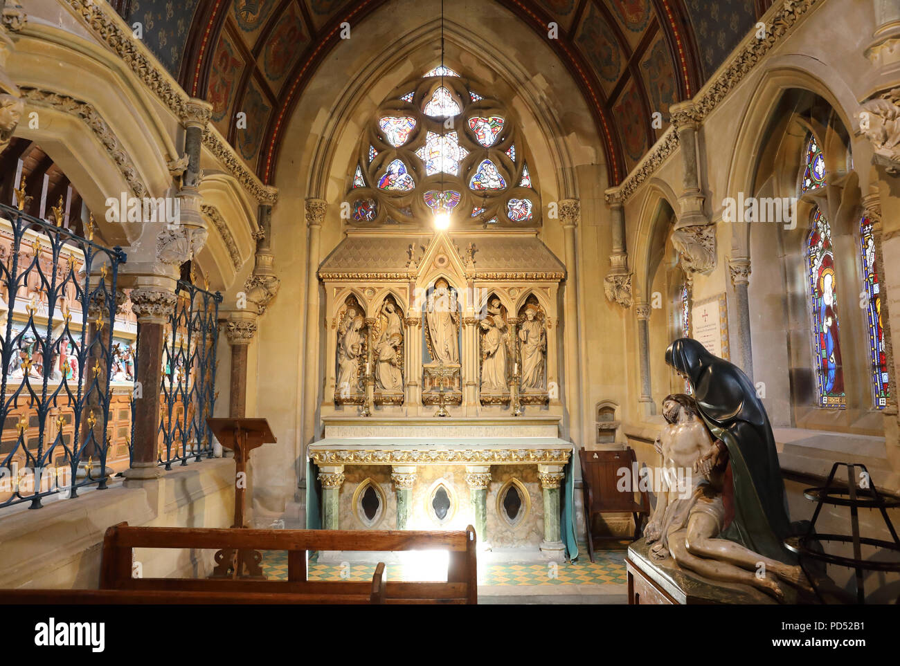 Interior of Pugin's historic St Augustine's Church and Shrine in ...