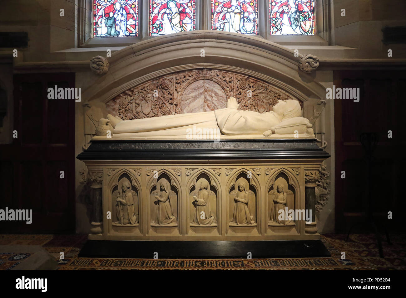 Tomb of British architect Augustus Pugin in his historic St Augustine's ...