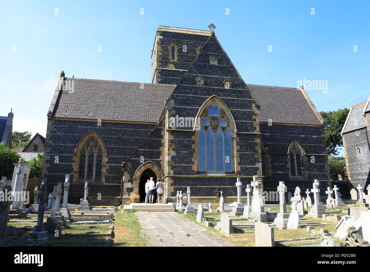 The exterior of Pugin's historic St Augustine's Church in Ramsgate, on ...