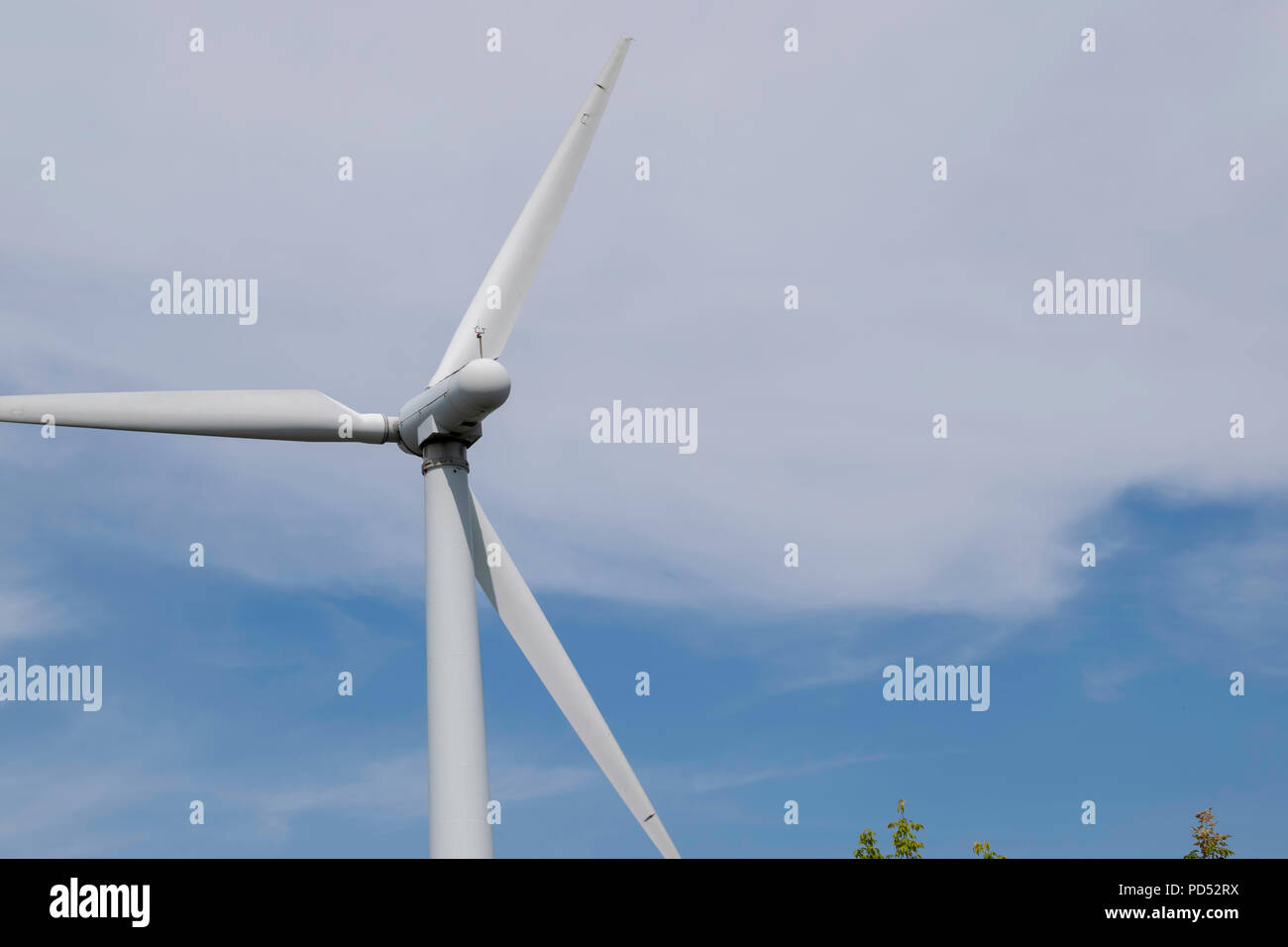 Wind turbine general view outside in the countryside Stock Photo - Alamy