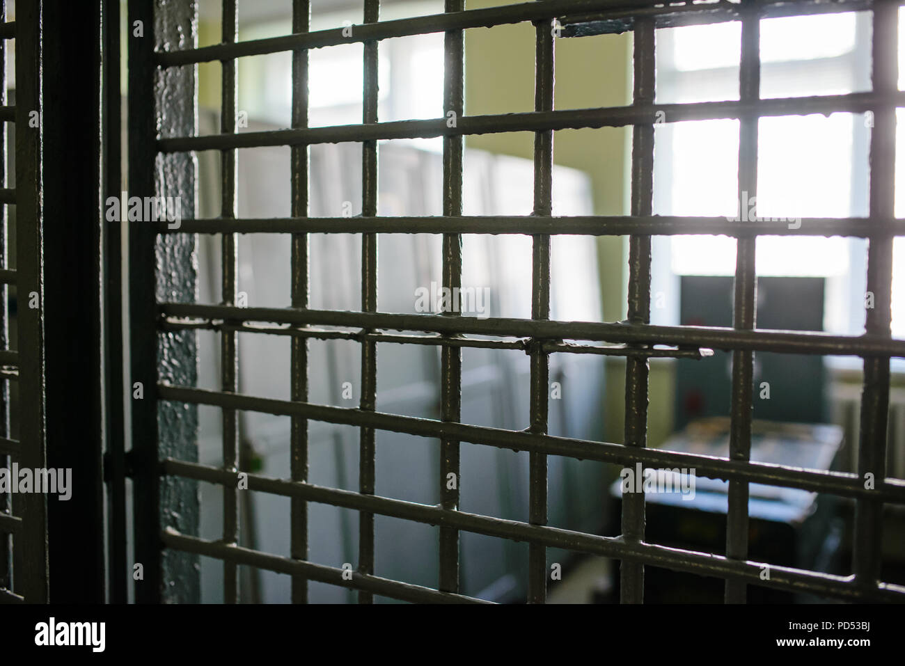 Metal play before the arsenal in the soldier's barracks Stock Photo - Alamy