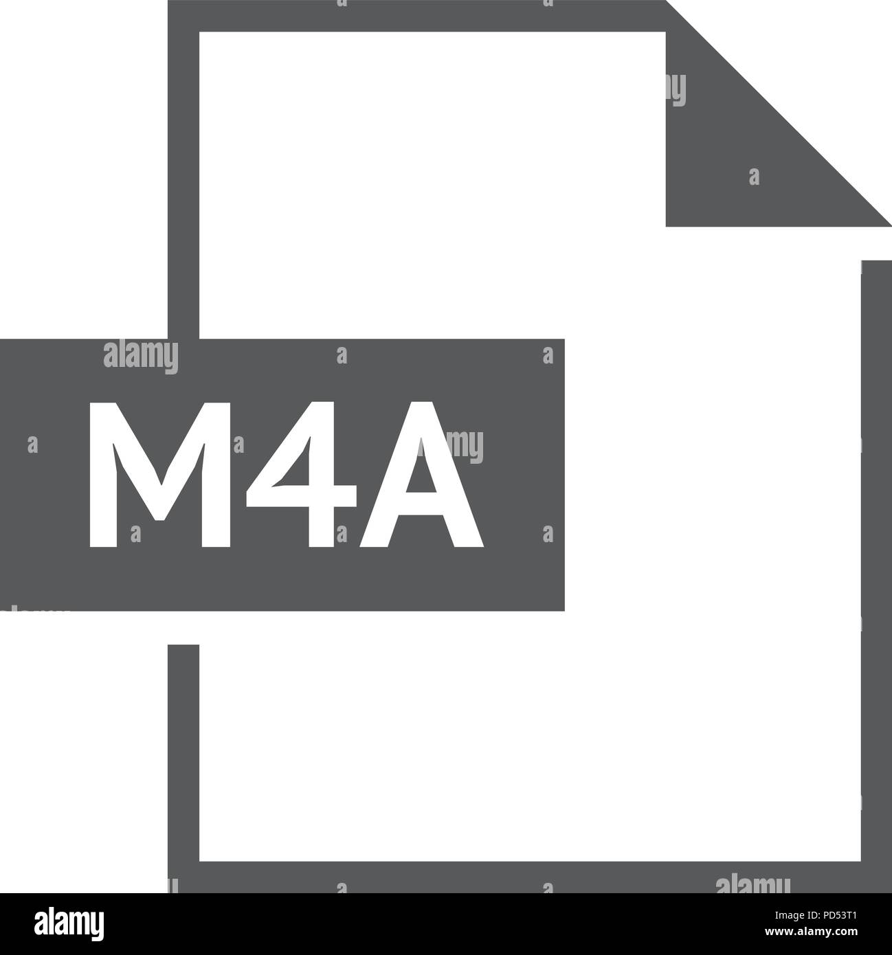 M4a file type Stock Vector Images - Alamy